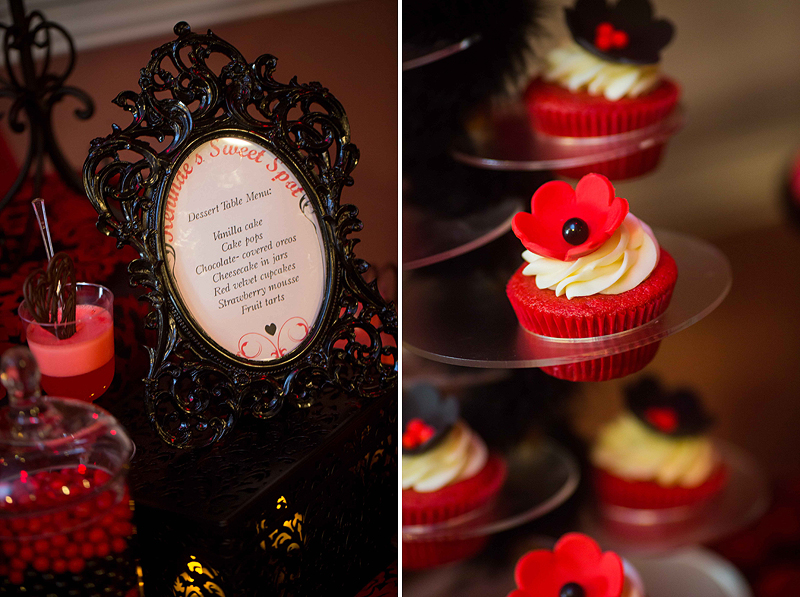 Red And Black Dessert Table Lolly / Sweet Buffets | Cakes By Simone